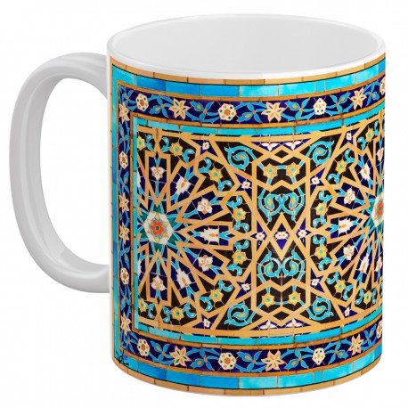 Kashi design Ceramic Mug - persiancraftsgallery