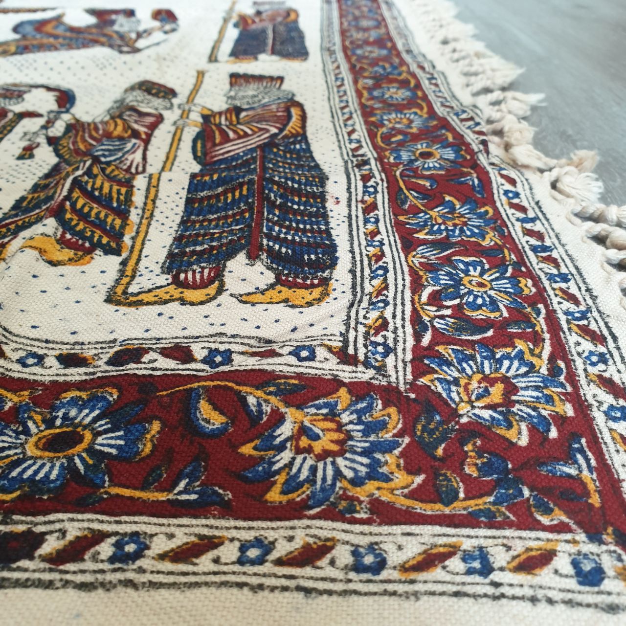 Ghalamkar table clothes 80*80CM - persiancraftsgallery