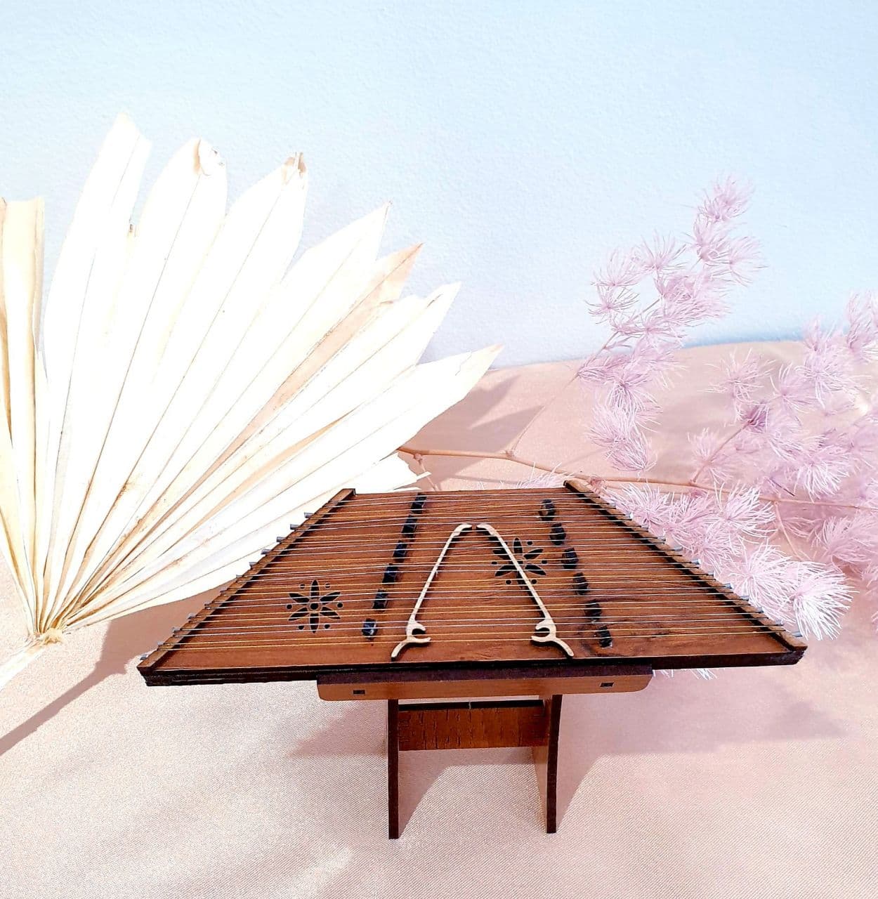 Wooden Miniature Mini Santoor instrument- Home Decoration ...