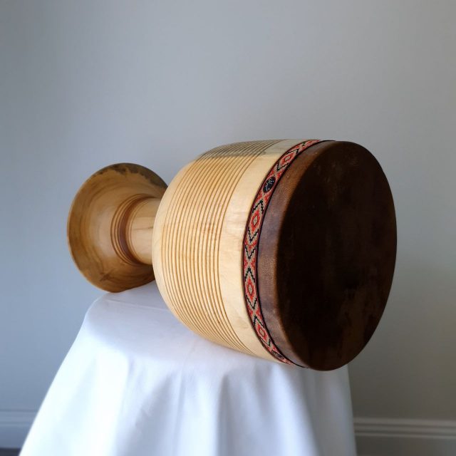 Daff musical instrument with cover - persiancraftsgallery