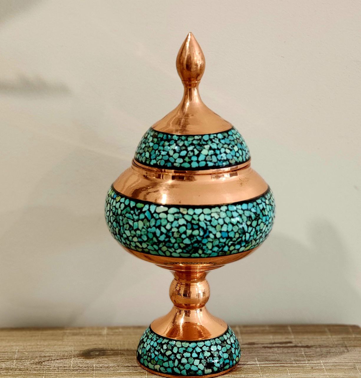 Firoozeh koobi-Turquoise inlaying Archives - persiancraftsgallery